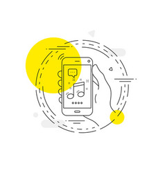 No music note sign icon musical symbol Royalty Free Vector