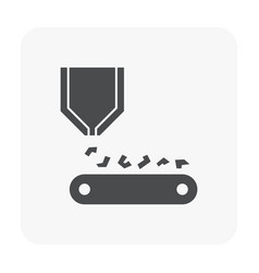 Steel production icon Royalty Free Vector Image