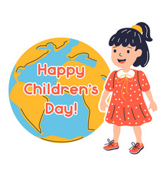 Happy earth day seamless pattern Royalty Free Vector Image