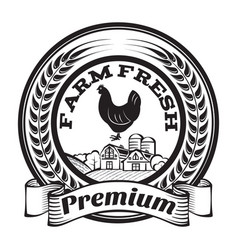 Collection monochrome quality insignia badge Vector Image