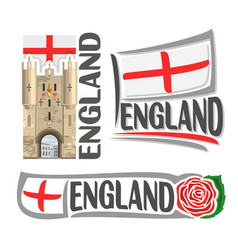Welcome to england banner Royalty Free Vector Image
