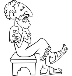 Wake up word comic book coloring Royalty Free Vector Image