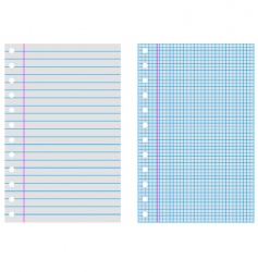 Old paper notebook Royalty Free Vector Image - VectorStock