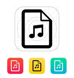 Audio file formats Royalty Free Vector Image - VectorStock