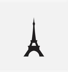 Eiffel tower line Royalty Free Vector Image - VectorStock