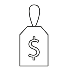 Digital price tag template numbers Royalty Free Vector Image