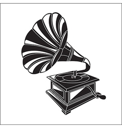 Gold gramophone Royalty Free Vector Image - VectorStock