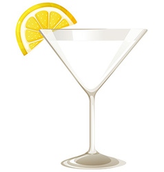 White lady cocktail Royalty Free Vector Image - VectorStock