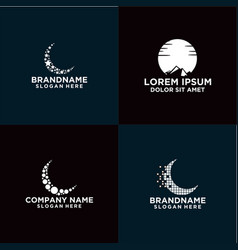 Ramadan kareem moon islam symbol Royalty Free Vector Image