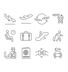 Line sleep icons Royalty Free Vector Image - VectorStock