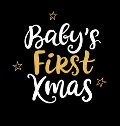 1st grade lettering design element Royalty Free Vector Image