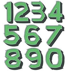 Number 2 Royalty Free Vector Image - VectorStock