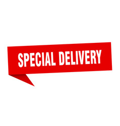 Special delivery sign or stamp Royalty Free Vector Image