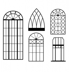 Iron window grills Royalty Free Vector Image - VectorStock
