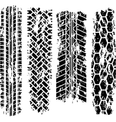 Tire tread patterns vector by rheyes - Image #1975069 - VectorStock