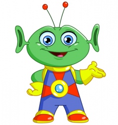 Cartoon astronaut standing pointing vector by patrimonio - Image ...