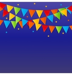 Party background with flags Royalty Free Vector Image