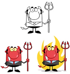 Devil cartoon Royalty Free Vector Image - VectorStock