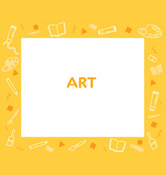 Children with school supplies and book Royalty Free Vector