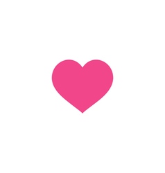 Pink heart icon Royalty Free Vector Image - VectorStock