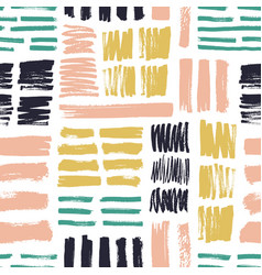 Seamless pattern with modern vertical rectangular Vector Image