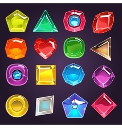 Candy balls set round sweet assets for game Vector Image