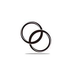 Olympic rings games logo editorial Royalty Free Vector Image