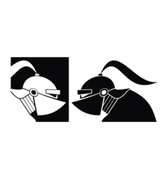 Happy knight riding horse Royalty Free Vector Image