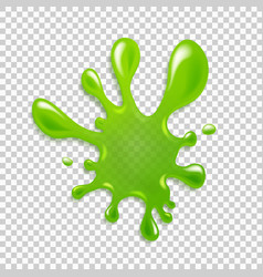 Realistic green slime Royalty Free Vector Image