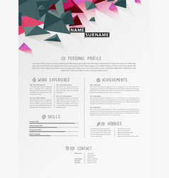 Geometric shapes Royalty Free Vector Image - VectorStock