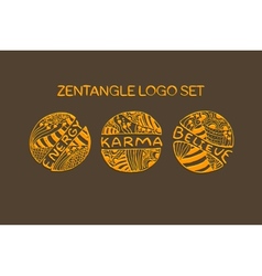 Ethnic traditions logo Royalty Free Vector Image