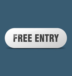 Free entry neon text design template Royalty Free Vector
