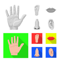 Human and part icon Royalty Free Vector Image - VectorStock