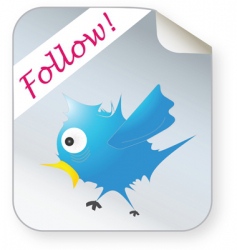 Follow icon Royalty Free Vector Image - VectorStock