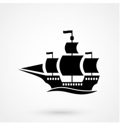 Shipping logistics logo Royalty Free Vector Image