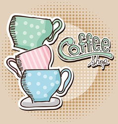 Retro coffee Royalty Free Vector Image - VectorStock