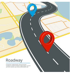 Infographic path template Royalty Free Vector Image