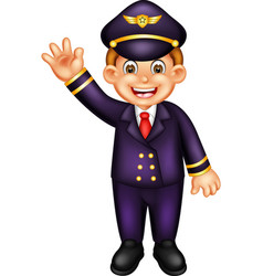 Chibi pilot Royalty Free Vector Image - VectorStock