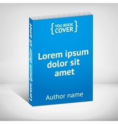 Science cover book design with laboratory Vector Image