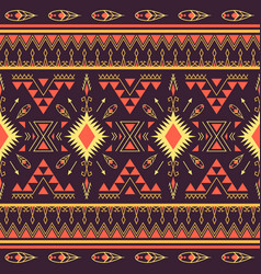 Seamless colorful aztec pattern Royalty Free Vector Image