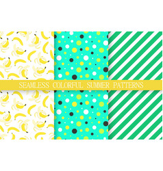 Pattern set Royalty Free Vector Image - VectorStock