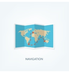 World map flat icon Royalty Free Vector Image - VectorStock