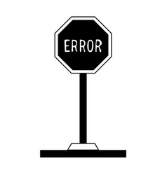 Error sign icon image Royalty Free Vector Image