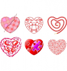 Heart jewelry Royalty Free Vector Image - VectorStock