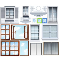 Window frame Royalty Free Vector Image - VectorStock