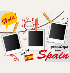 Spain stamp Royalty Free Vector Image - VectorStock