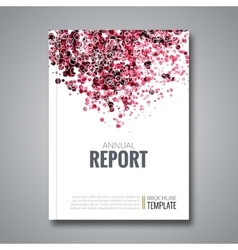 Business report design background with colorful Vector Image