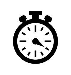 1 minute timer stopwatch or countdown icon time Vector Image