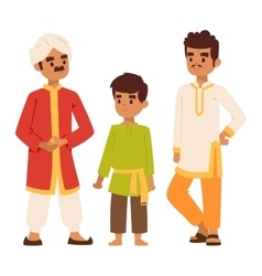 Indian marathi man cartoon Royalty Free Vector Image