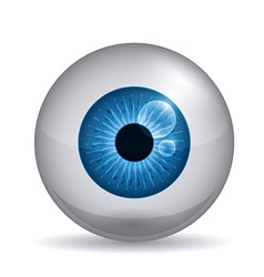 Human eye icon cartoon style Royalty Free Vector Image